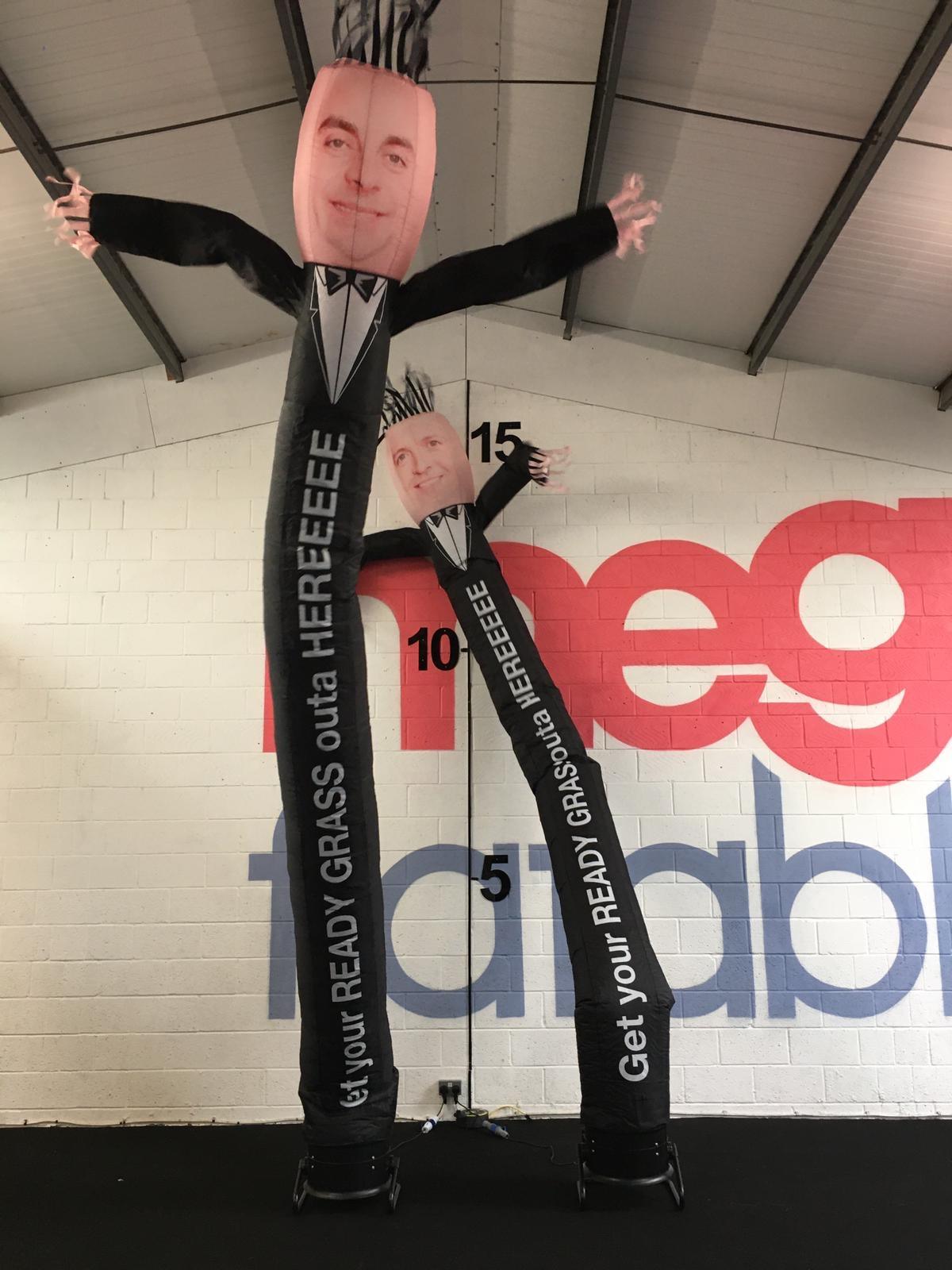 Giant inflatable characters, custom inflatable figures