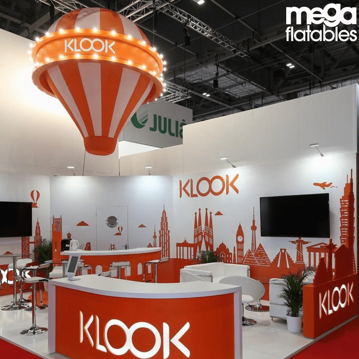 Trade show displays, create bespoke business inflatables