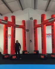 Inflatable goal posts from Megaflatables