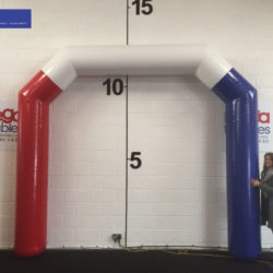 Inflatable Goal Posts, Design or Hire Branded Inflatable Goals