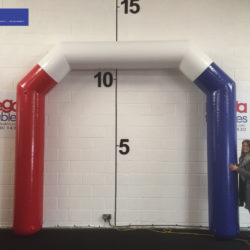 Inflatable goal posts from Megaflatables
