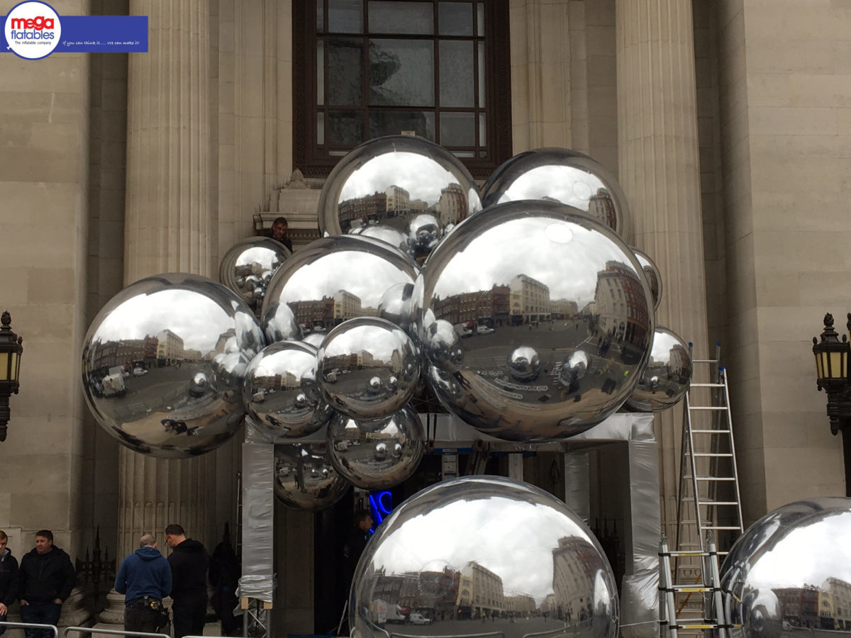 Inflatable Mirror Balls from Megaflatables