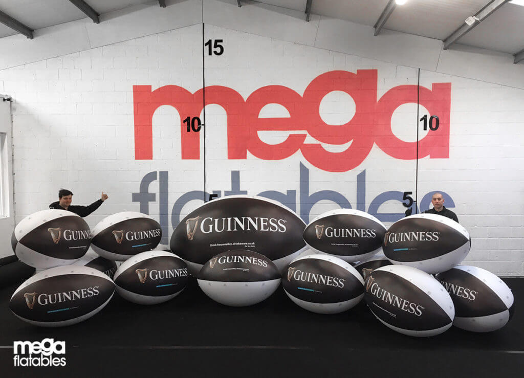 Rugby Inflatables, Giant Inflatable Rugby Balls & Cages