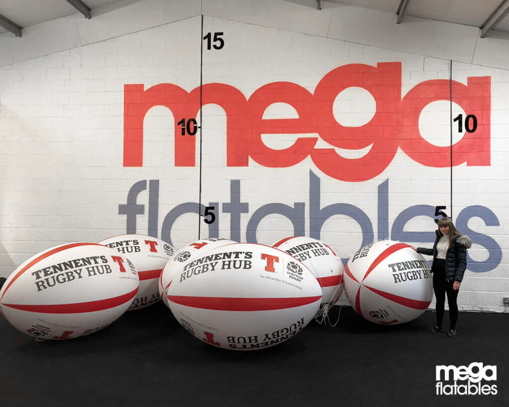 Rugby Inflatables, Giant Inflatable Rugby Balls & Cages