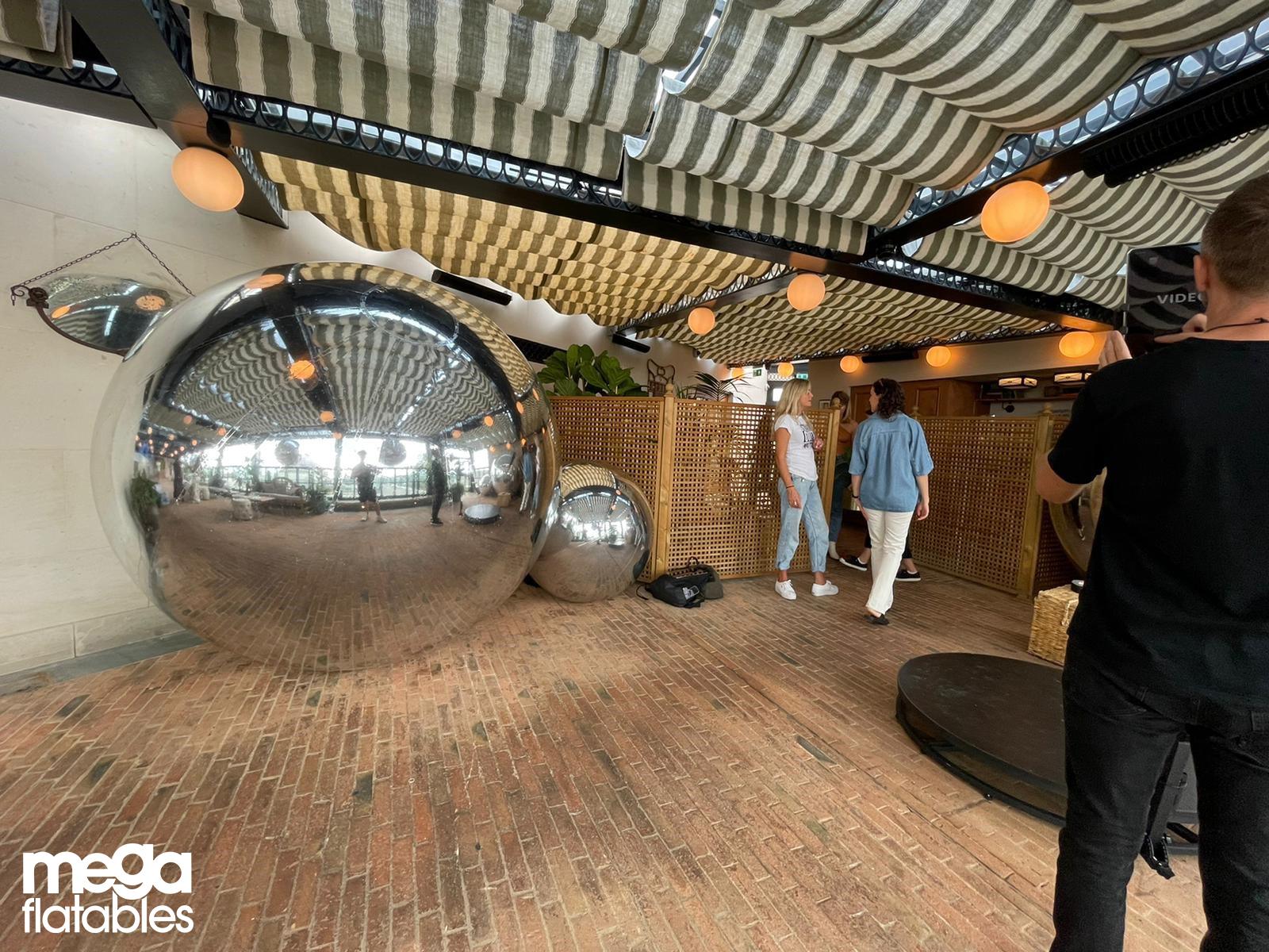 Inflatable Mirror Balls, Stand Out Inflatable Chrome Spheres