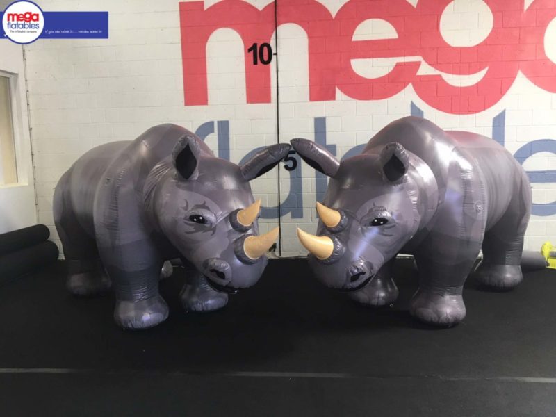 Inflatable Rhinos - Megaflatables Ltd