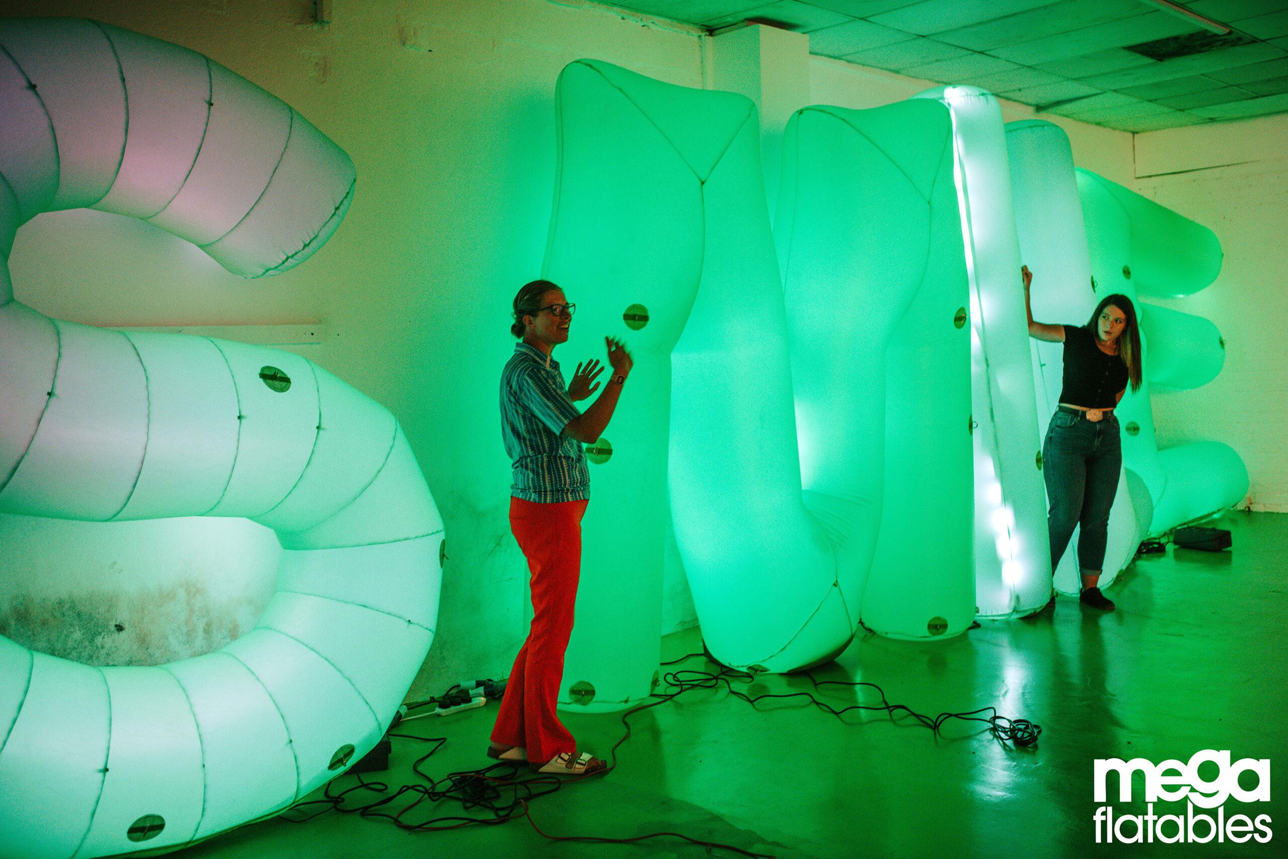 Glowing Inflatables, Glowing Inflatables For Sale and Hire