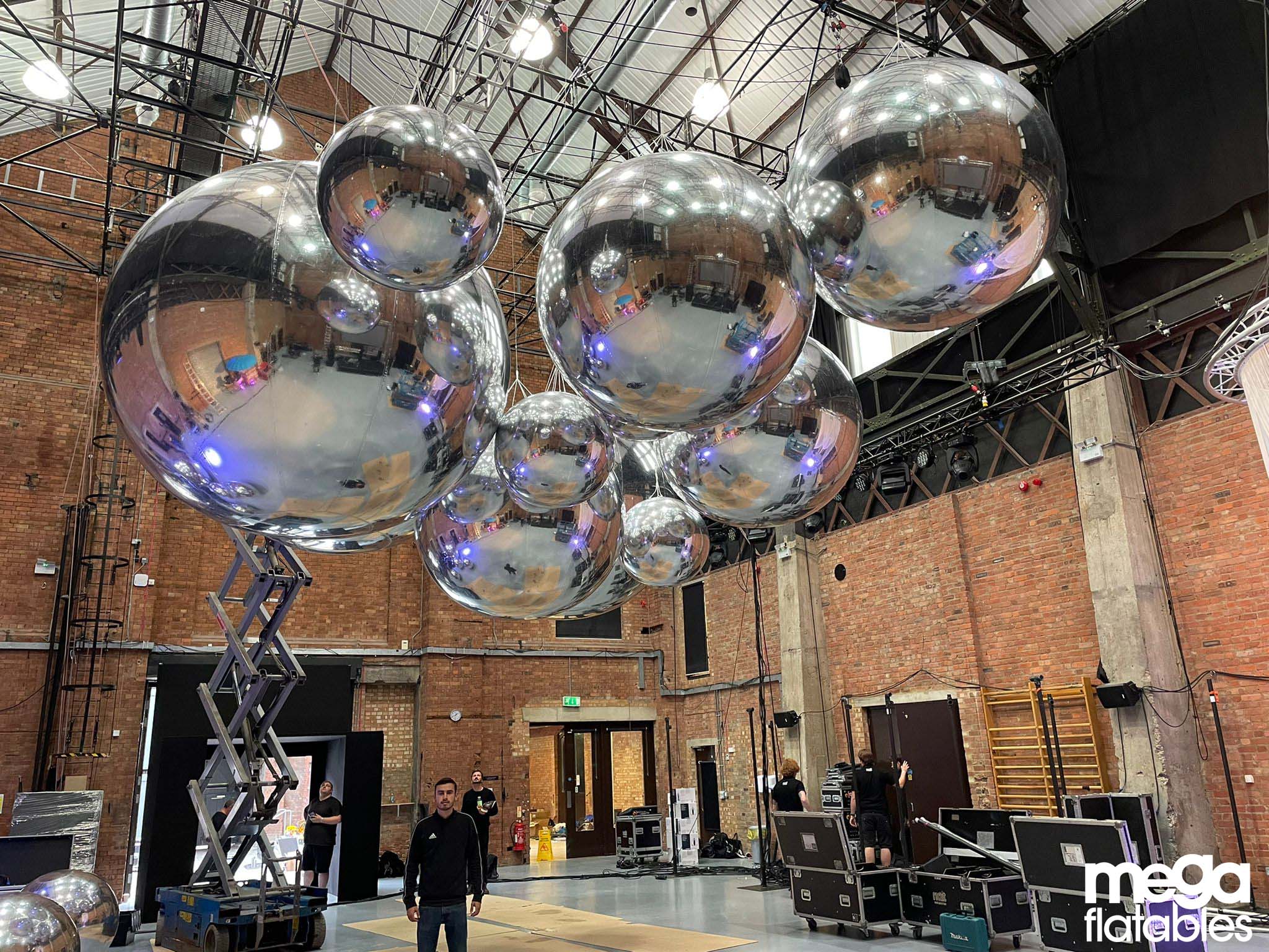 Inflatable Mirror Balls, Stand Out Inflatable Chrome Spheres