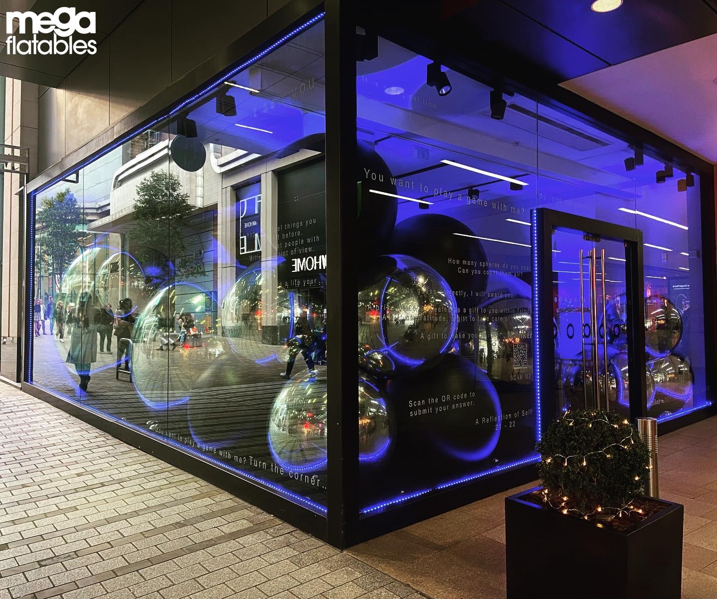 Inflatable Mirror Balls, Stand Out Inflatable Chrome Spheres