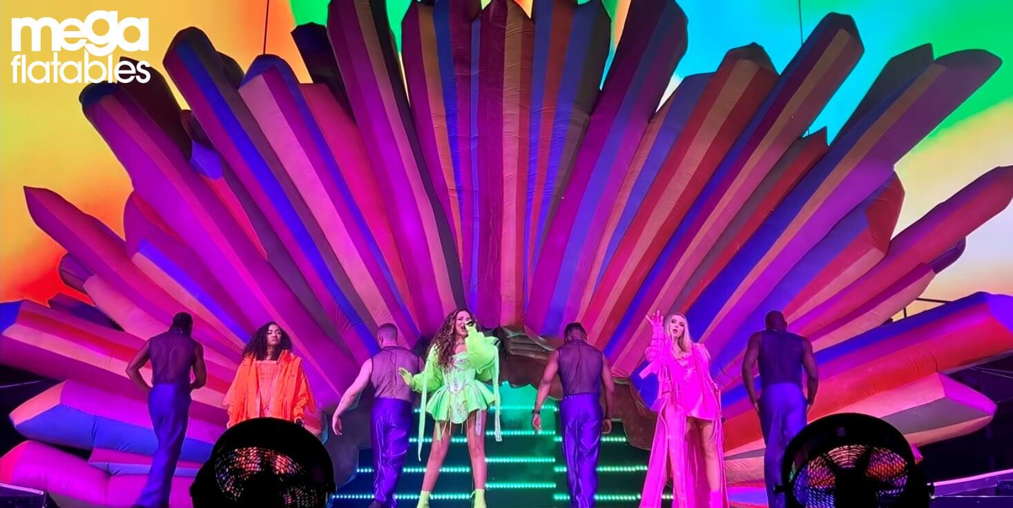 Little Mix’s Confetti Tour Showcases Megaflatables Inflatable Arch
